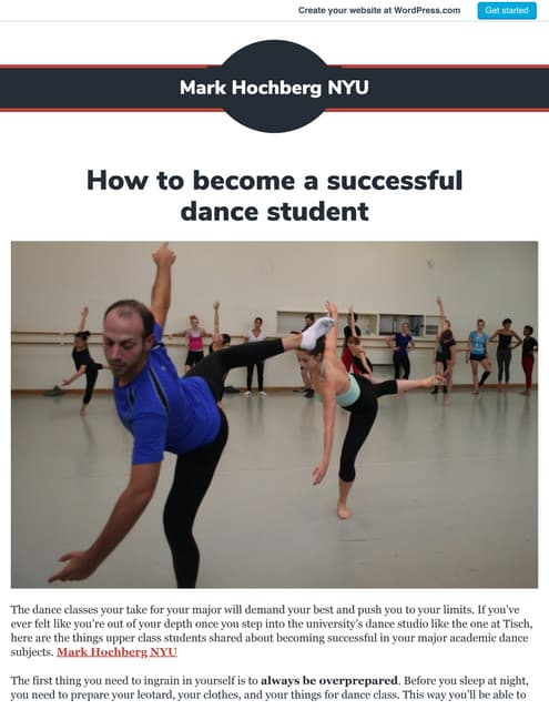 DANCE AUDITION INFORMATION | PDF | Prom | Personal Celebrations & Life ...