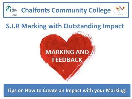 Marking and feedback suggestions | PDF