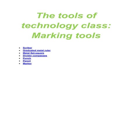 Marking tools | DOCX