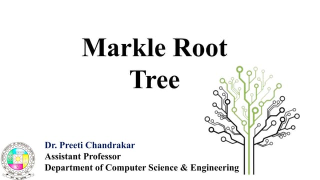 Merkle tree.pptx | Computing | Technology & Computing
