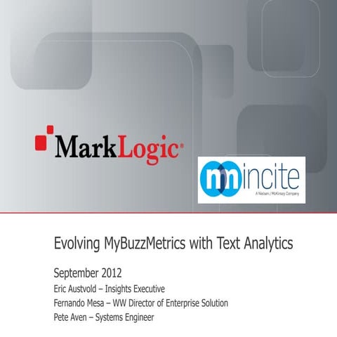 Mark logic text analytics | PDF