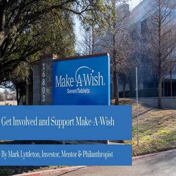 Mark Lyttleton - Get Involved and Support Make-A-Wish | PDF
