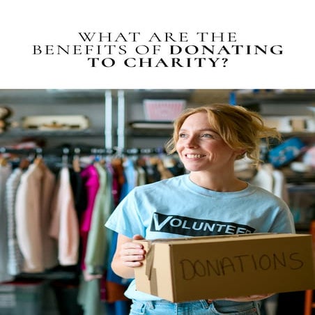 What Are the Benefits of Donating to Charity? | PDF