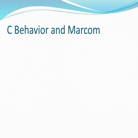MARKOM AND Consumer BEHAVIOR - WEEK 3-4.pptx