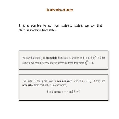 markovian process- engineering mathematics | PPT