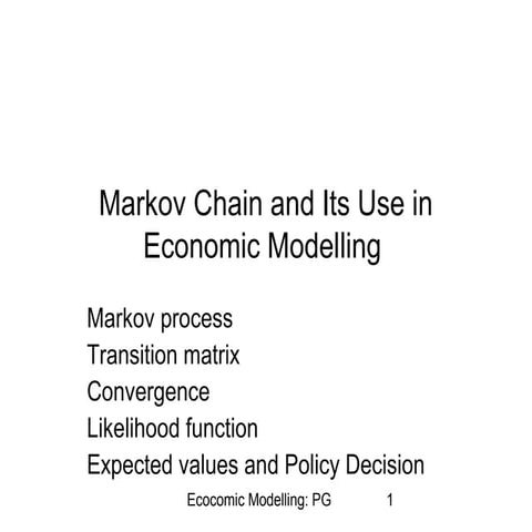 Markov chain | PPT