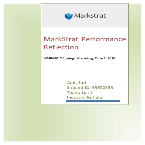 Markstrat web participant-handbook-chap 1 a 3 | PDF
