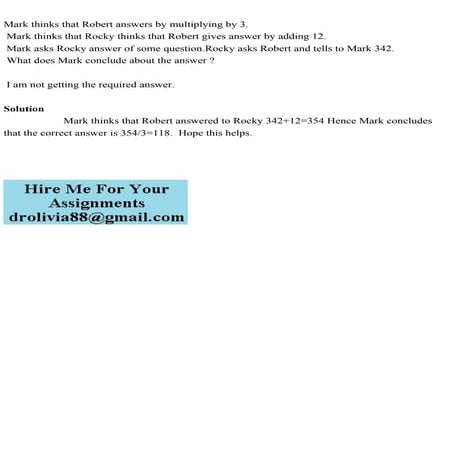 Mark thinks that Robert answers by multiplying by 3. Mark thinks t.pdf