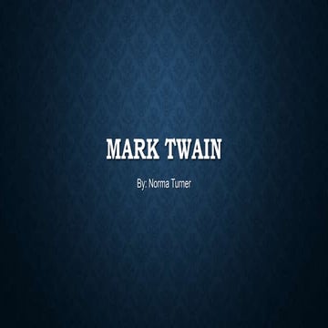 Mark twain | PPTX