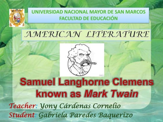 Mark Twain | PPT
