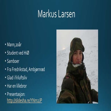 Markus Larsen | PPTX
