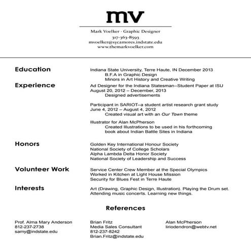 Mark v resume_samples | PDF