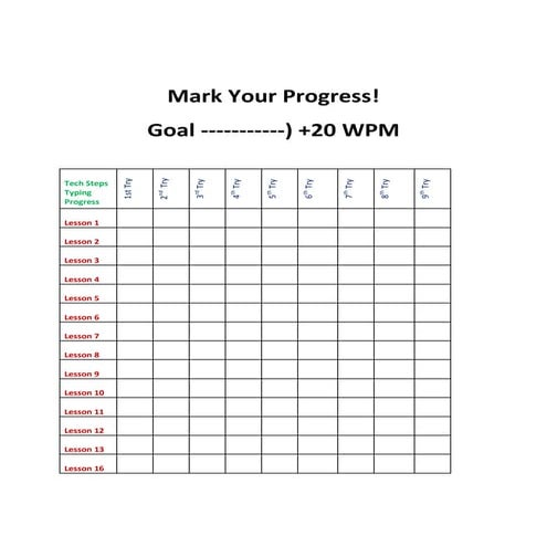 Mark your progress | DOCX