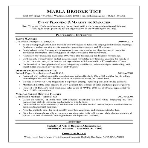 Marla Tice Resume | PDF