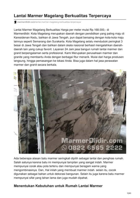 Perbedaan, Kelebihan dan Kekurangan Lantai Keramik dan Granit | PPT