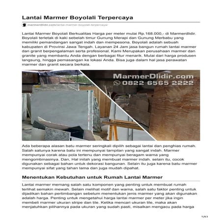 marmerdlidir.com-Lantai Marmer Boyolali Terpercaya.pdf