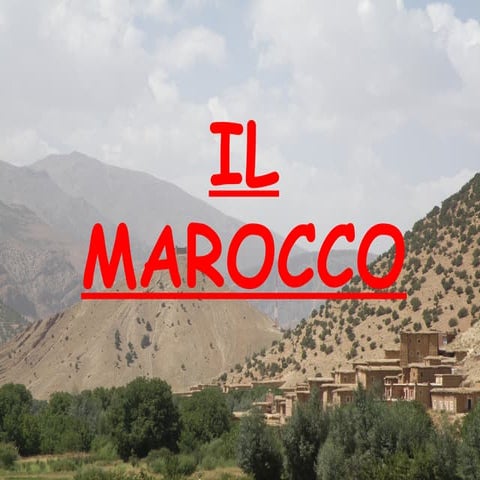 Presentation morocco | PPTX