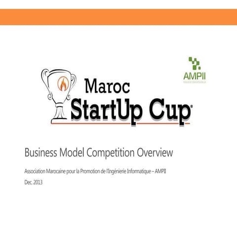 2013 Maroc Startup Cup | PPT