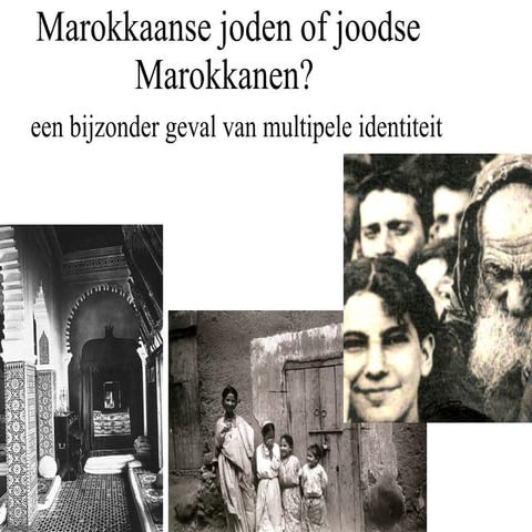 Marokkaanse Joden Of Joodse Marokkanen | PPT
