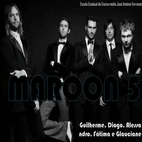 Maroon 5 - Trabalho de inglês, Guilherme Almeida | PPTX