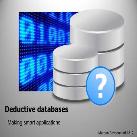 Deductive Databases Presentation Ppt