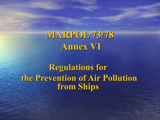 Incinerator and MARPOL Requirements | PDF | Chemistry | Science