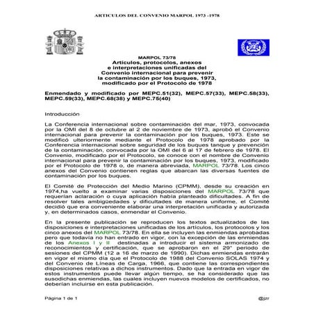 A Short Note on MARPOL Regulations | PDF