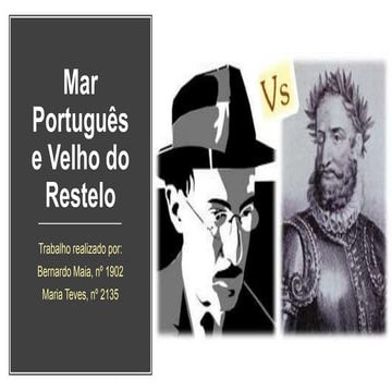 Mar português e velho do restelo | PPTX