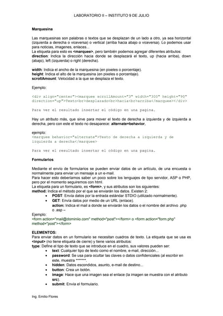 Formularios HTML | PDF