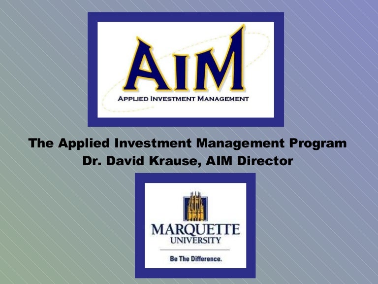 Marquette University AIM Program