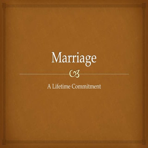 Marriage | PPT