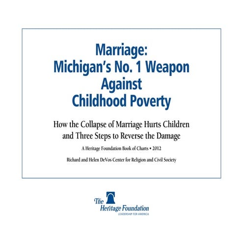 Marriage Poverty - Michigan | PPT