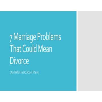 Marital discord | PPTX