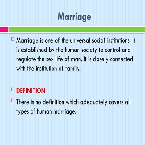 Marriage | PPTX