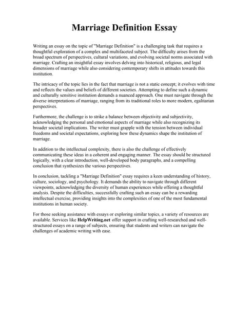 Marriage Topics For Essay.pdf | Marriage and Civil Unions | Family and ...