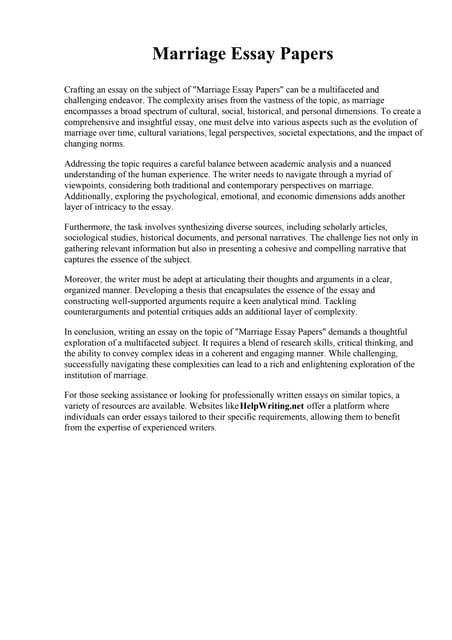 Marriage Topics For Essay.pdf | Marriage and Civil Unions | Family and ...
