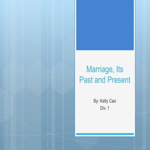 Marriage in ancient... | PPT