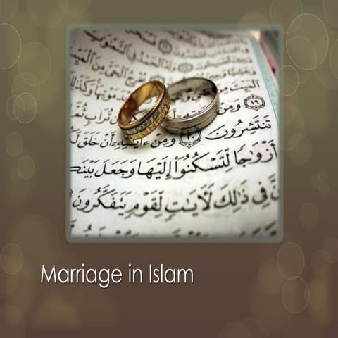 Marriage in Islam | PPTX