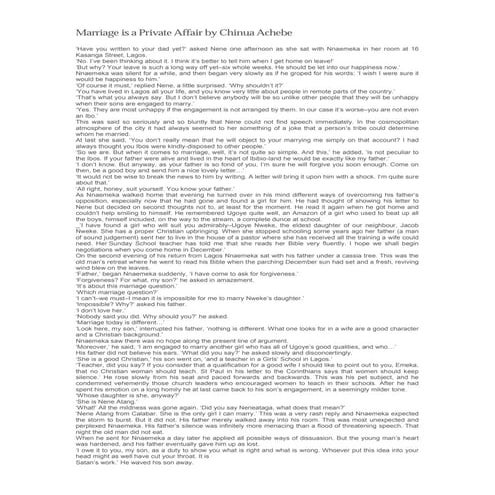 Marriage is a private affair | PDF