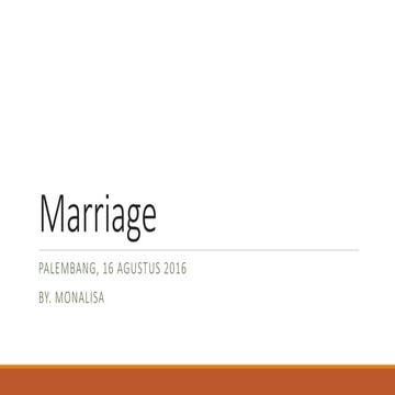 Marriage presentation | PPTX