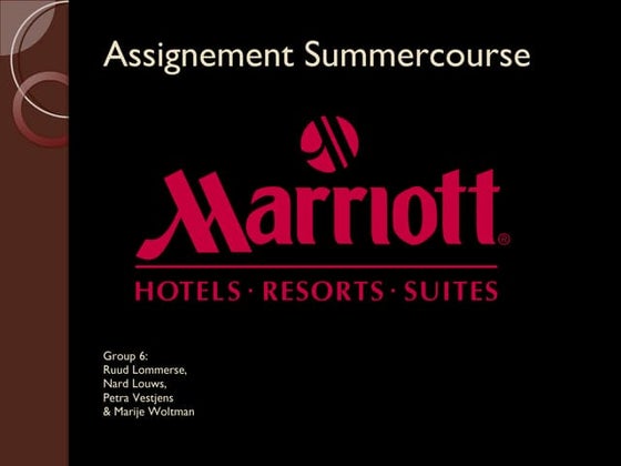 The marriot | PPTX