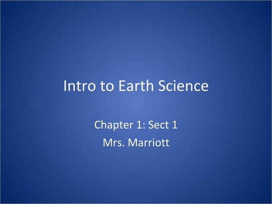 Grade 11 Earth & Life Science Lesson 1 | PPTX