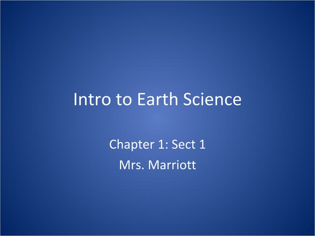 Grade 11 Earth & Life Science Lesson 1 | PPTX
