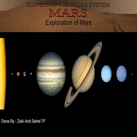 Exploration Of Mars | PPT