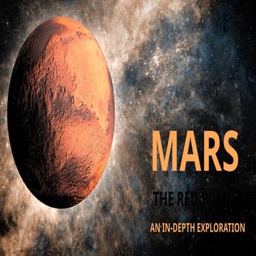 Mars Education Presentation in Black Orange Animated Style .pptx