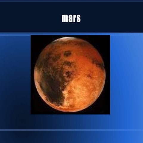 Mars finished | ODP | Space and Astronomy | Science