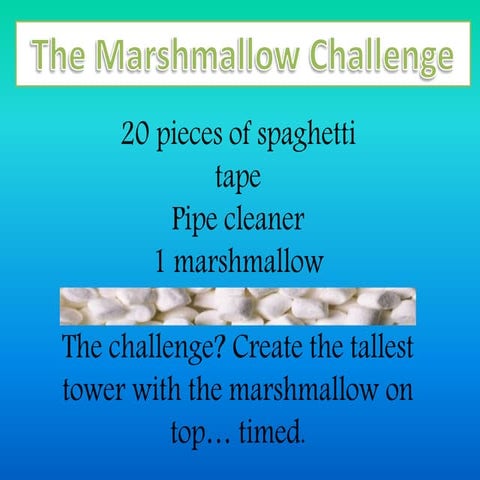 Marshmallow Challenge | PPTX