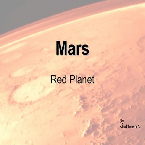 Mars | PPT