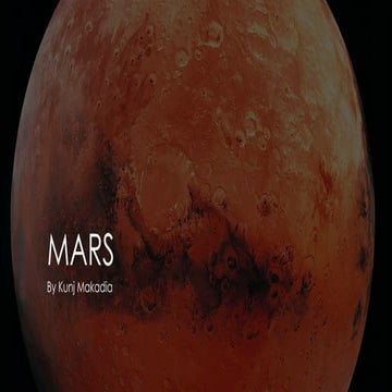 Mars powerpoint by someone on the planet | PPT