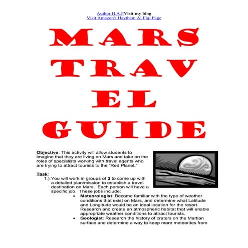 Mars travel guide | PDF